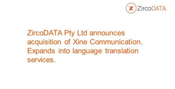 ZircoDATA acquires Xine Communication | ZircoDATA-AU