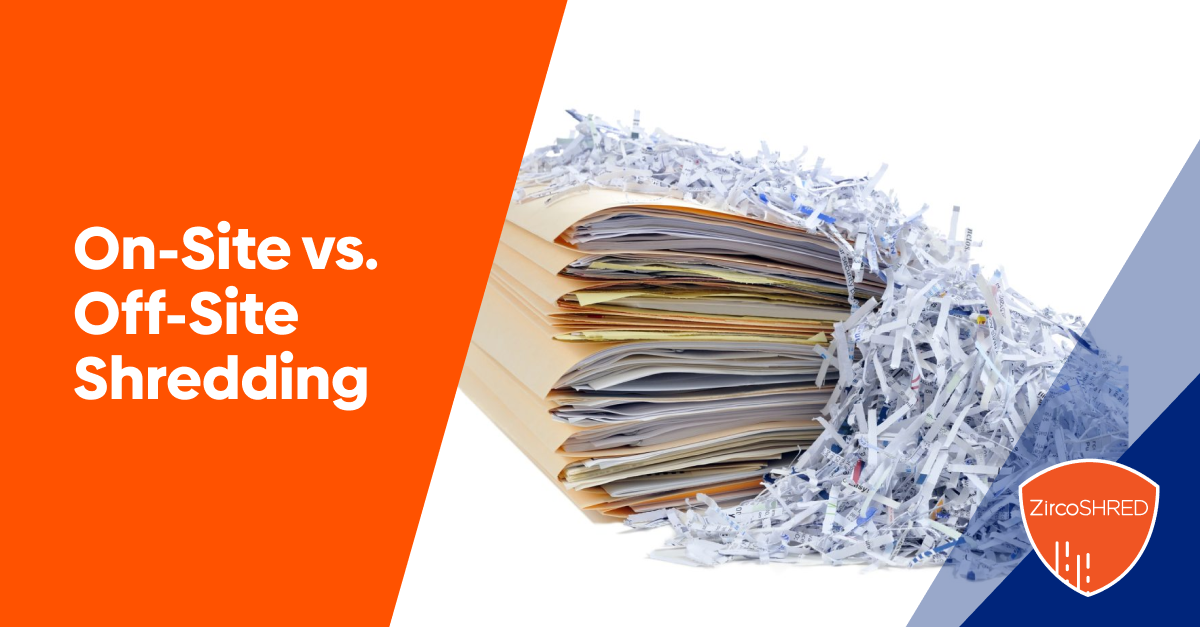 On-Site Vs Off-Site Shredding | ZircoDATA-AU